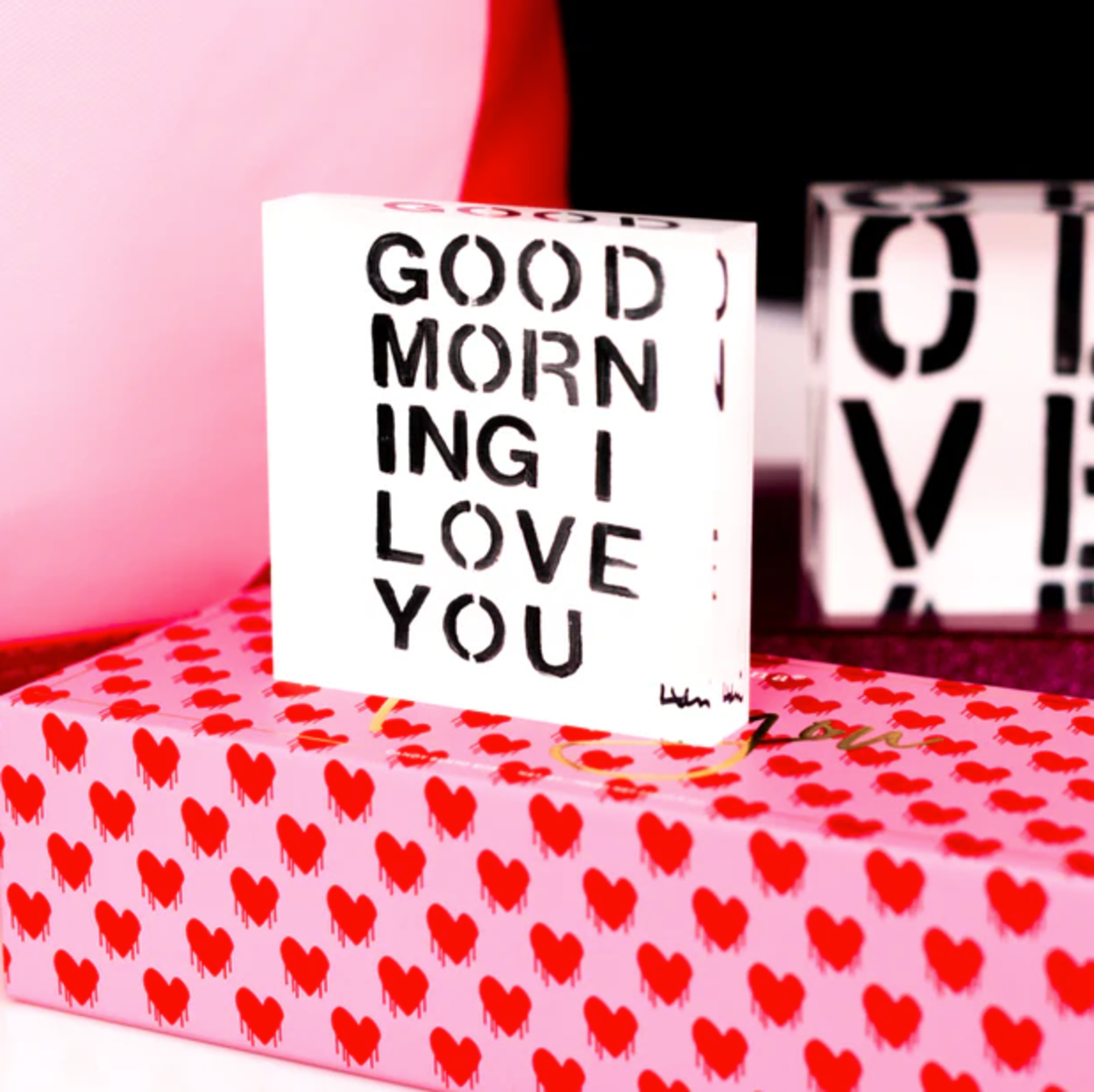 Kerri Rosenthal Good Morning Block of Love - Black/White | Garmentory
