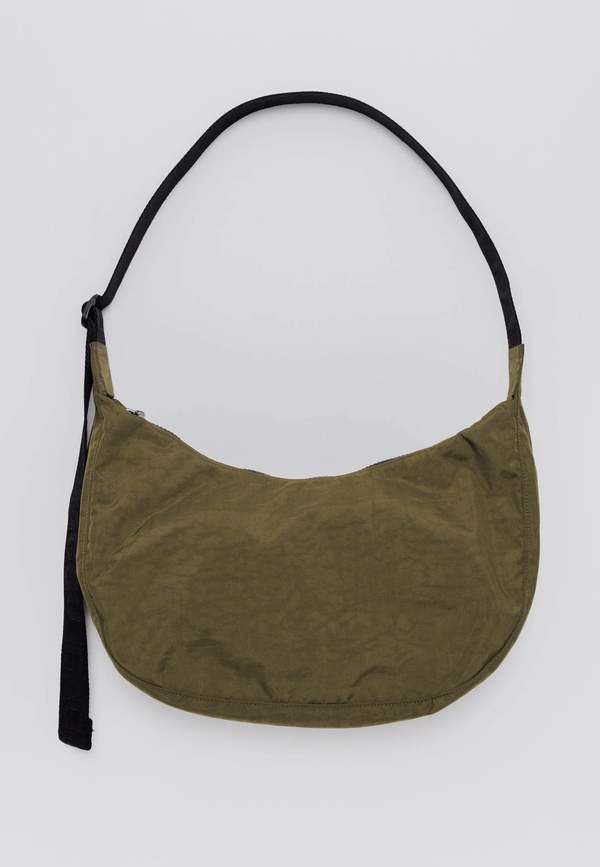 BAGGU Medium Nylon Crescent Bag - Seaweed | Garmentory