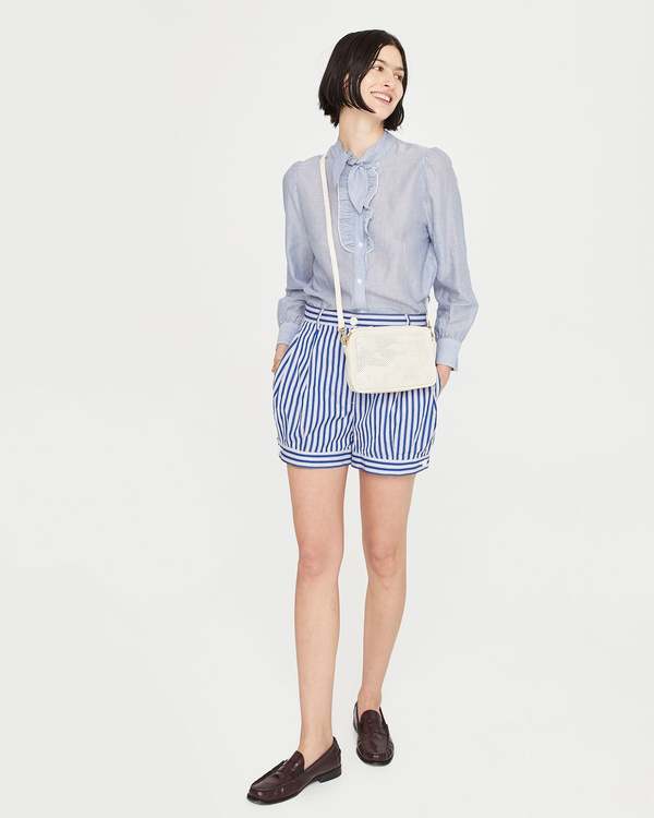 Clare V. Midi Sac - Cream Perforated | Garmentory