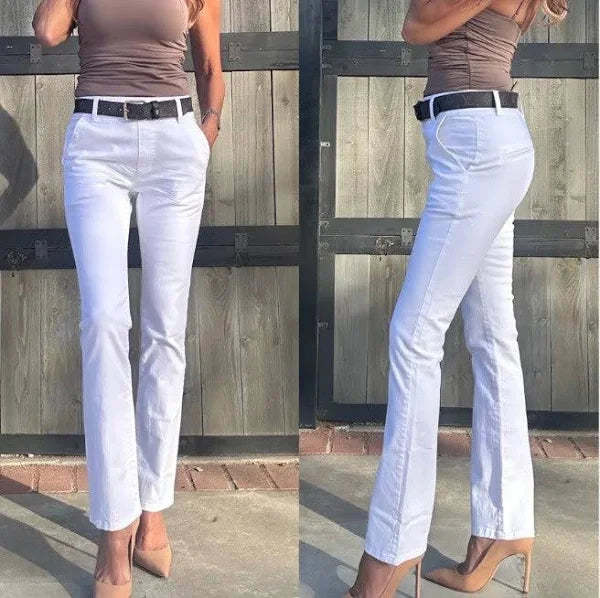 Flog Nansi Pants - White Denim | Garmentory