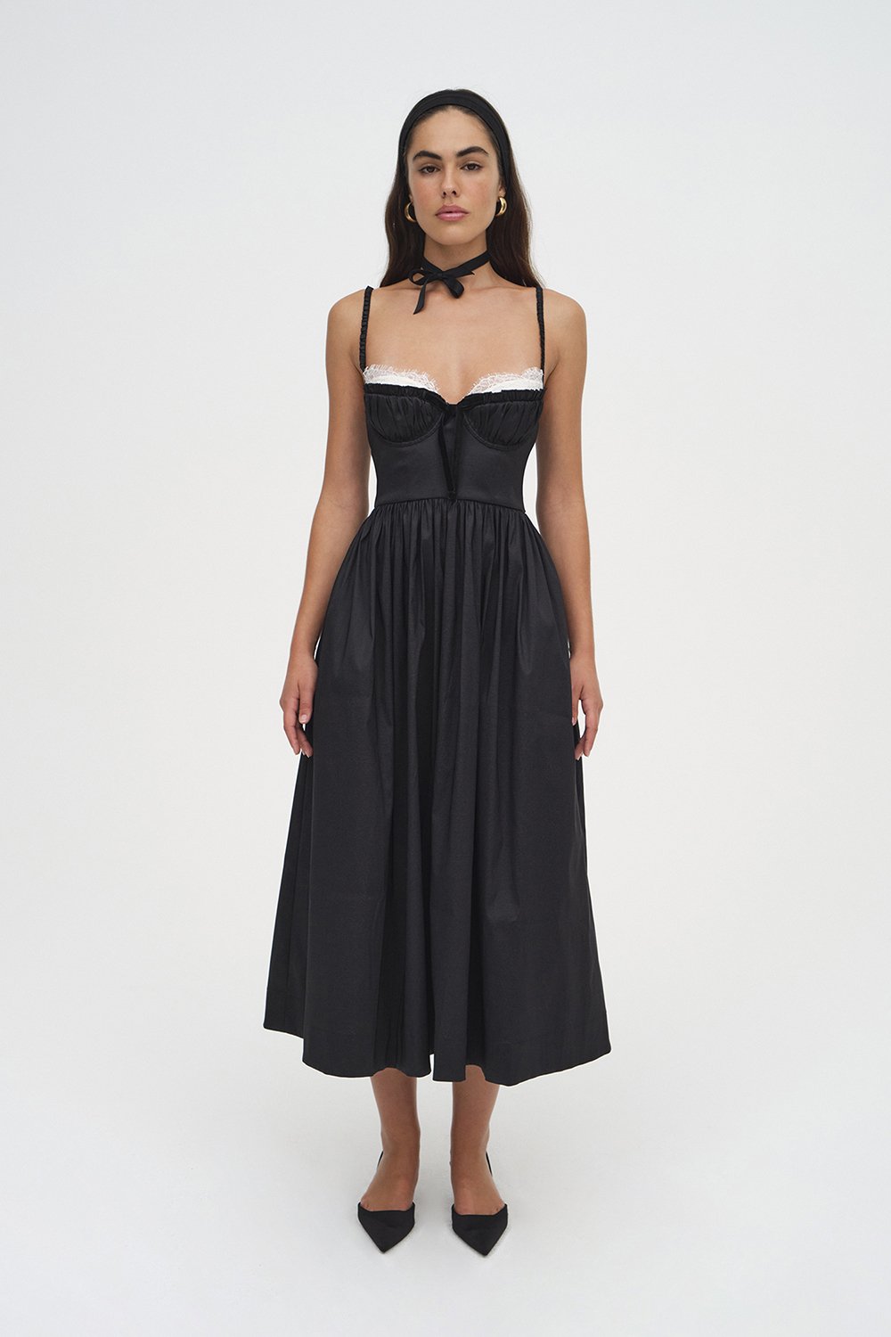 For Love & Lemons Doris Midi Dress | Garmentory