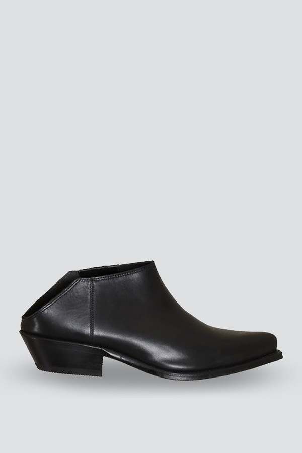 No.130 Black Sendra Cropped Boots | Garmentory