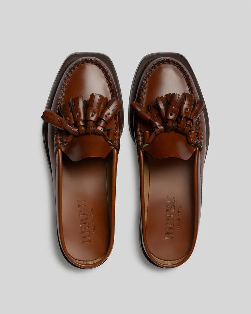 HEREU Cairel Mule - Tan | Garmentory