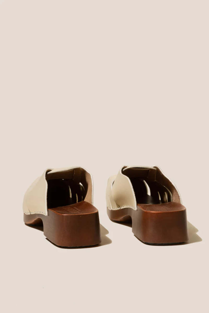HEREU Licia Mule Clog - Custard | Garmentory