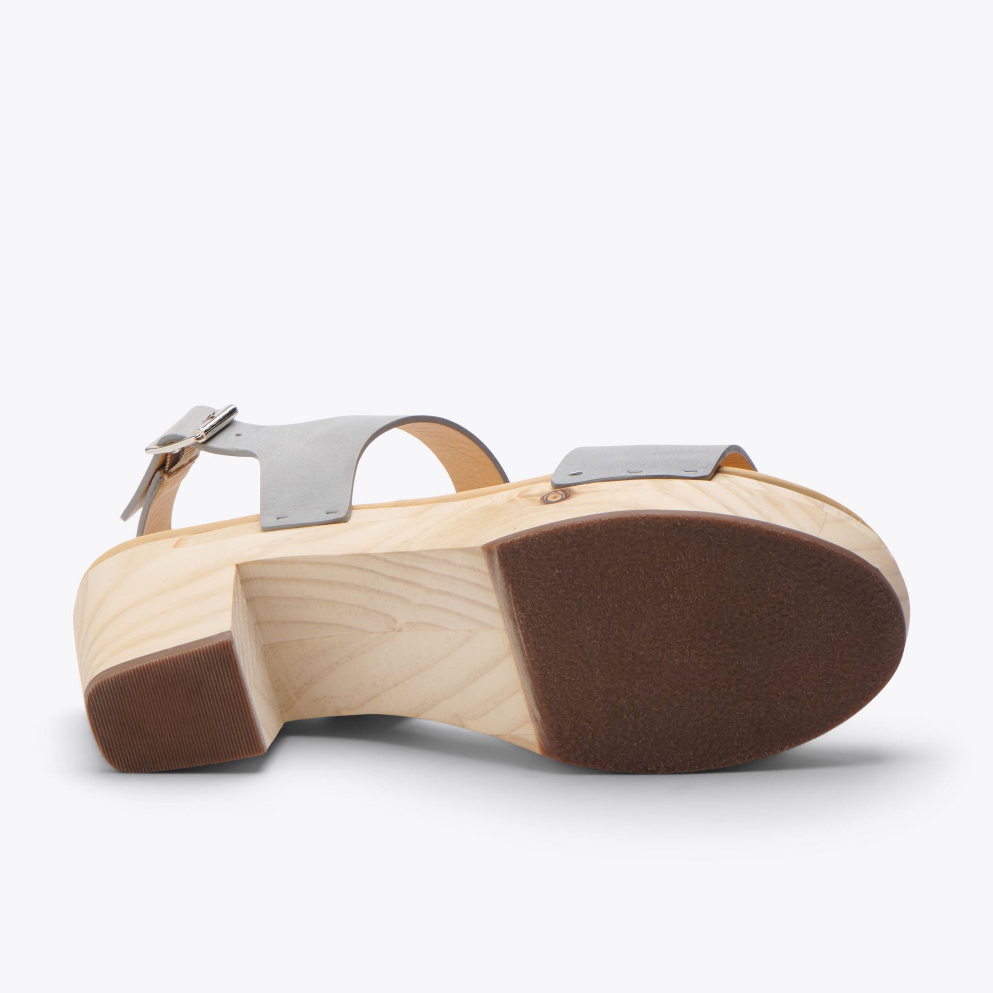 Nisolo All Day Open Toe Clog - Sky Grey | Garmentory