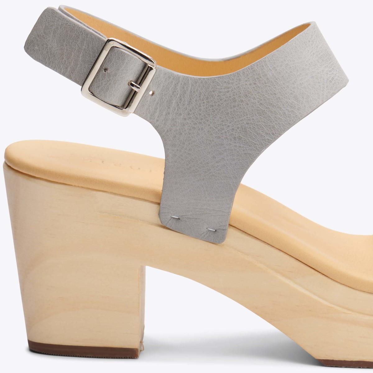 Nisolo All Day Open Toe Clog - Sky Grey | Garmentory
