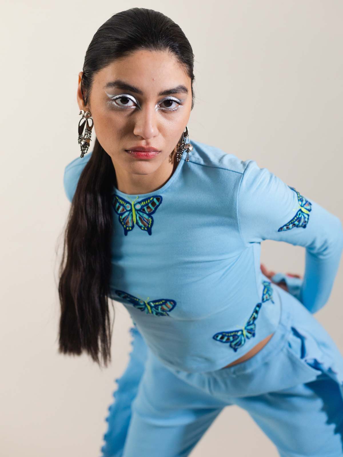 Abacaxi Eyelet Butterfly Tee | Garmentory
