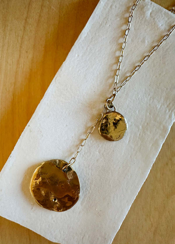 Dea Dia Andromeda Gold Lariat Necklace - Gold | Garmentory