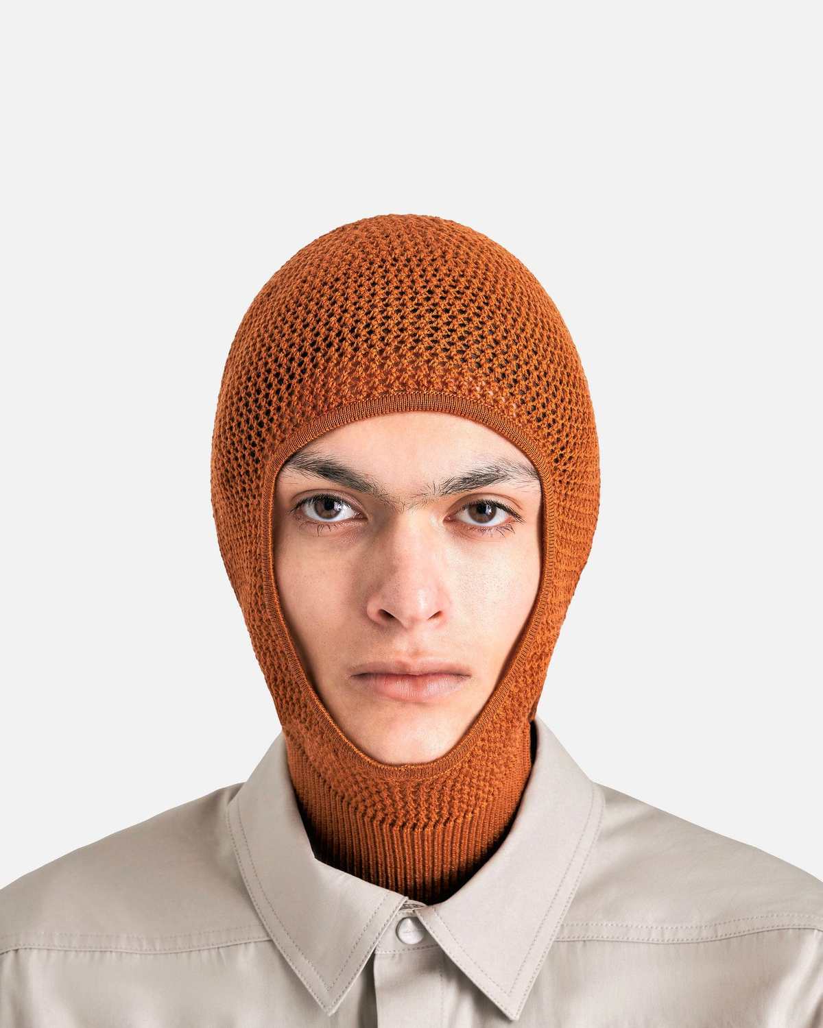 Rick Owens Balaclava - Clay | Garmentory