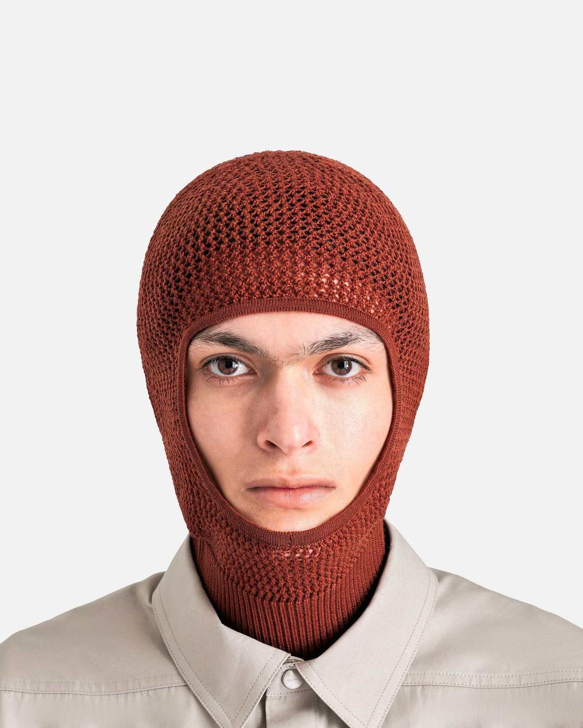 Rick Owens Balaclava - Henna | Garmentory