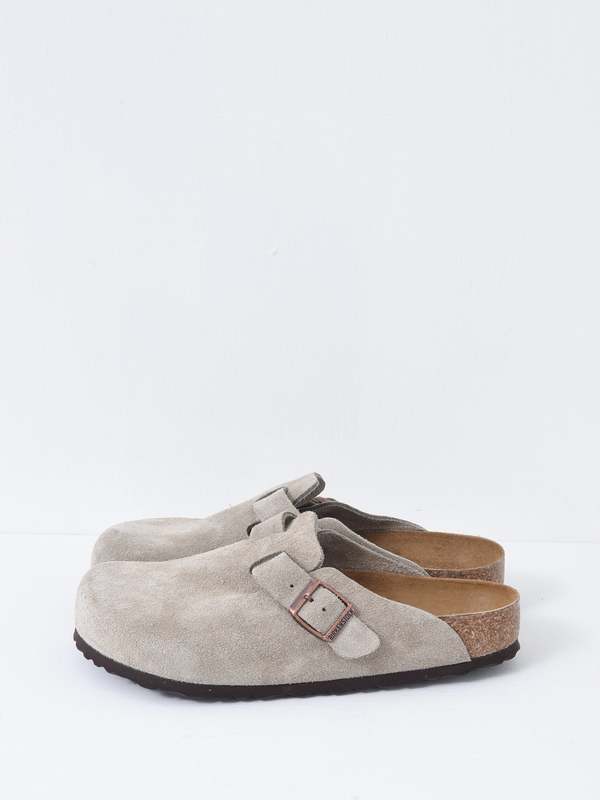 Boston SFB Taupe Suede Clog - Taupe | Garmentory