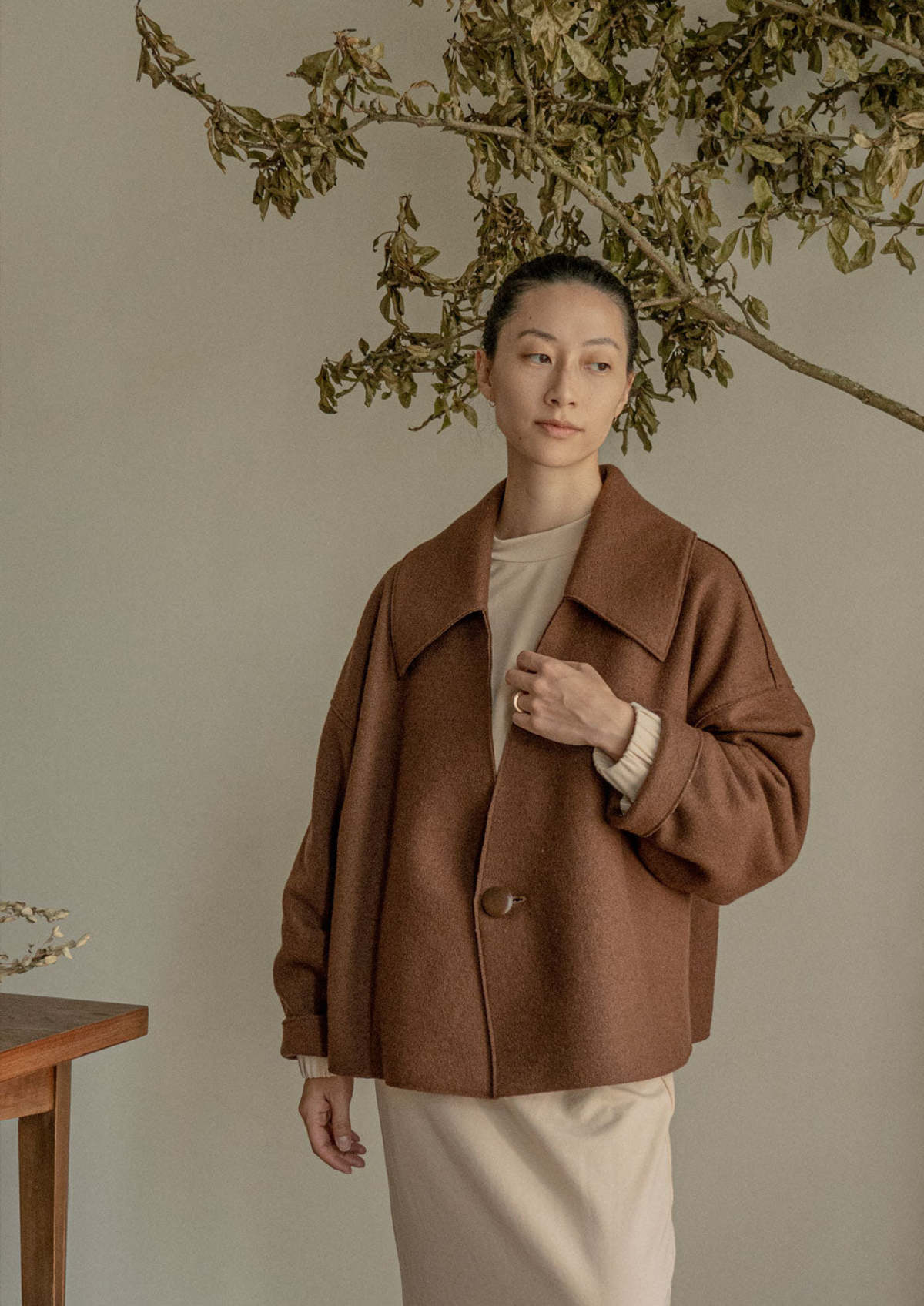 Vestige Story Caesura Coat - Earth | Garmentory