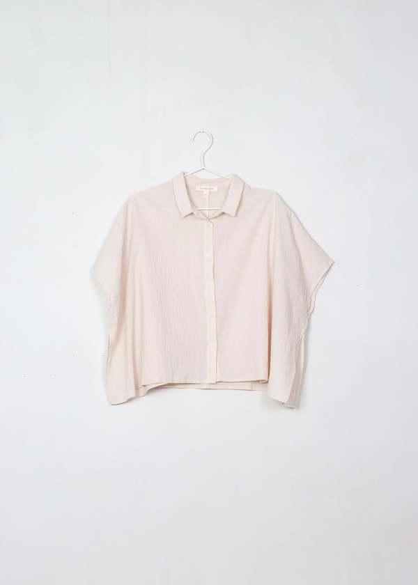 Grade & Gather Oversized Boxy Shirt - Dust | Garmentory