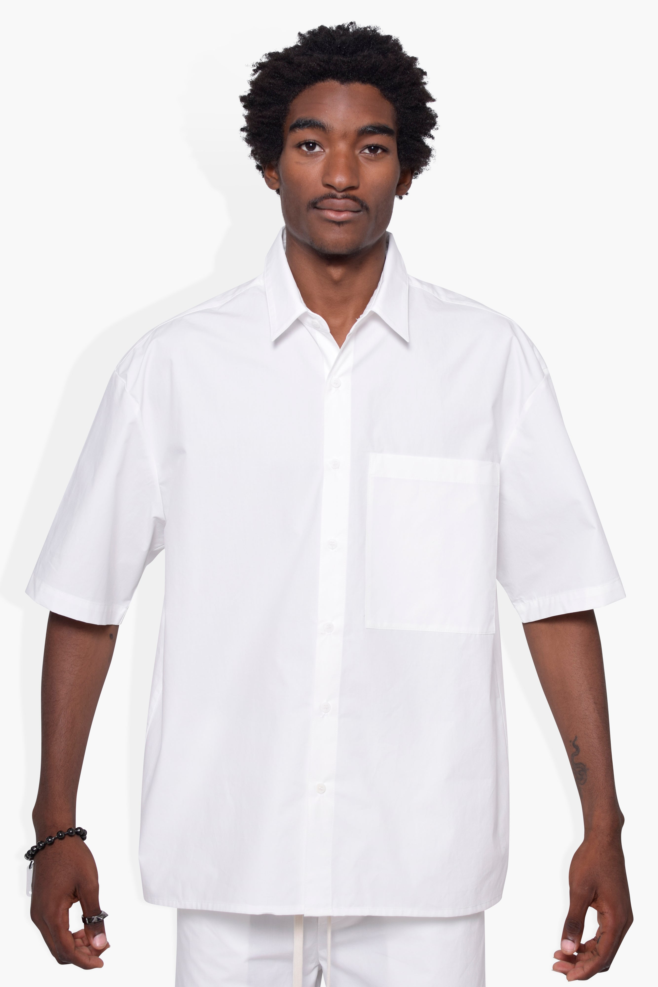 THE CELECT Foundation Woven Shirt - White | Garmentory