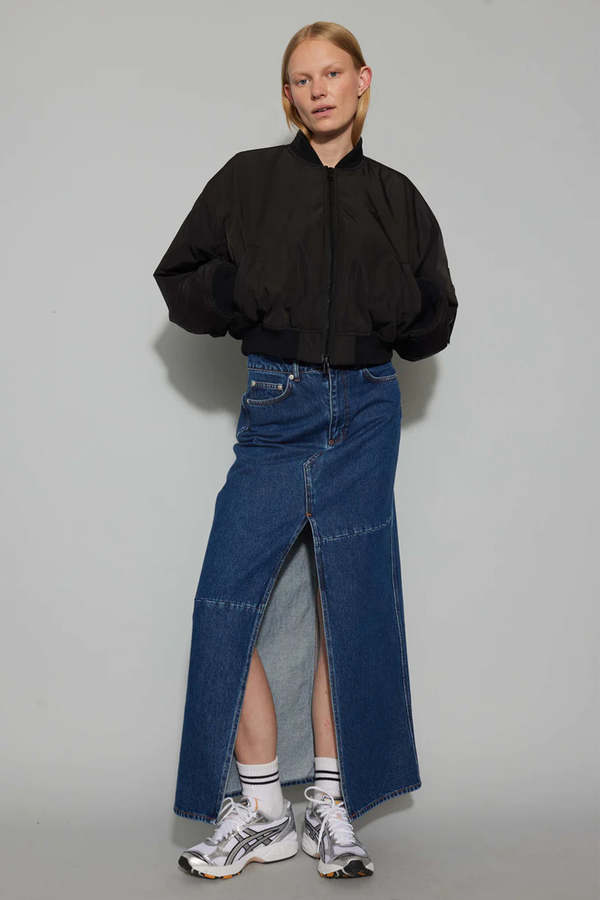 Oval Square Flight Cropped Bomber | Garmentory