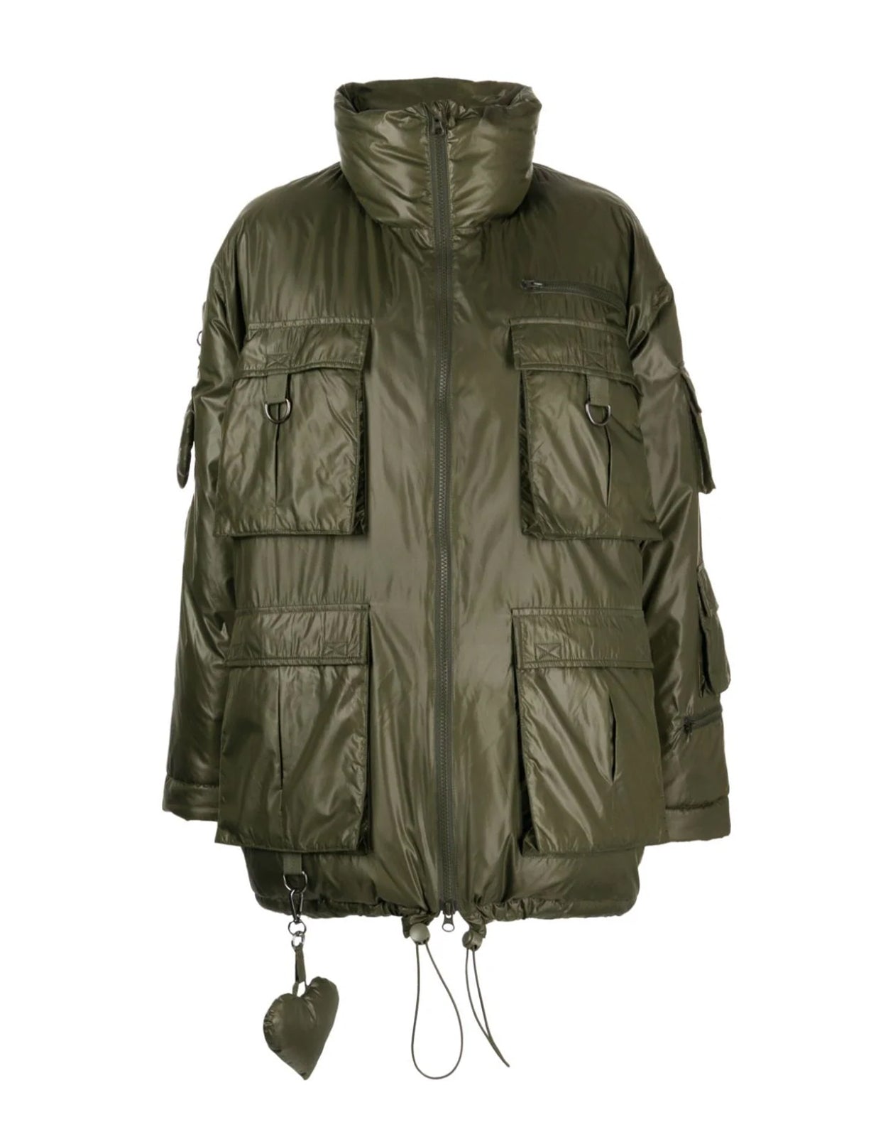 Cynthia Rowley Cargo Pocket Puffer Coat | Garmentory
