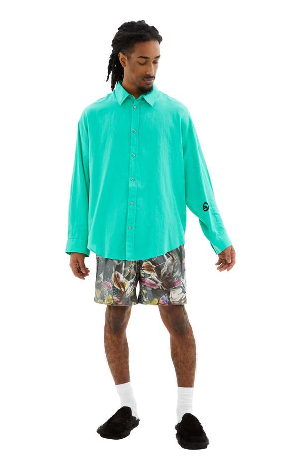 Acne Studios Button Up Shirt - Green | Garmentory