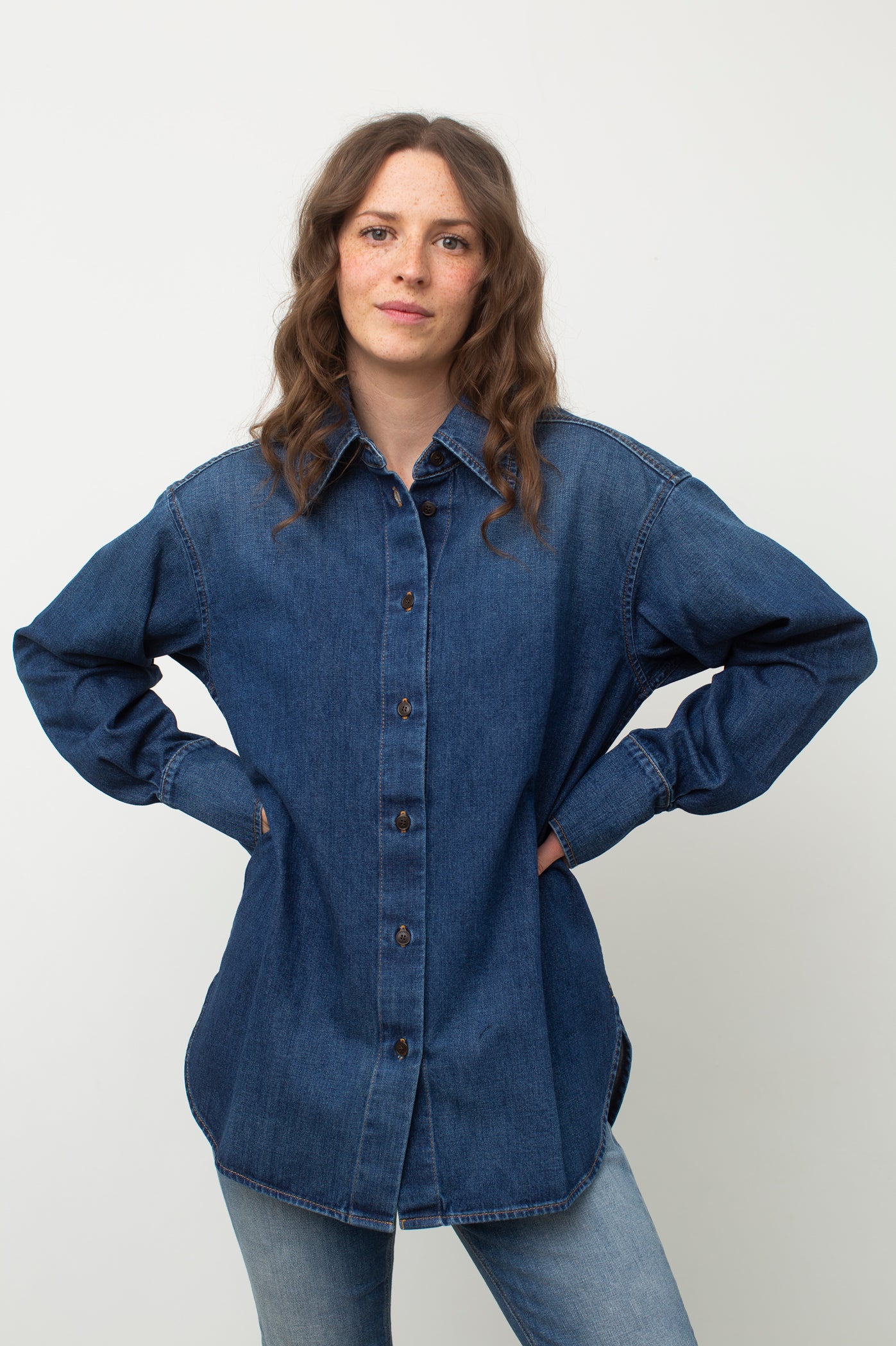 Closed Boxy Denim Shirt | Garmentory