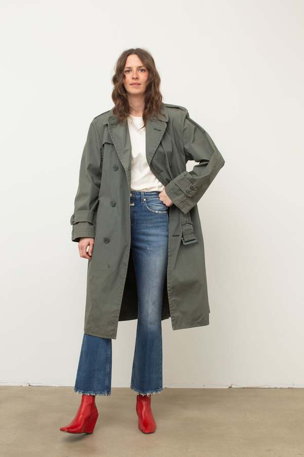 Military Trench - Green Khaki | Garmentory
