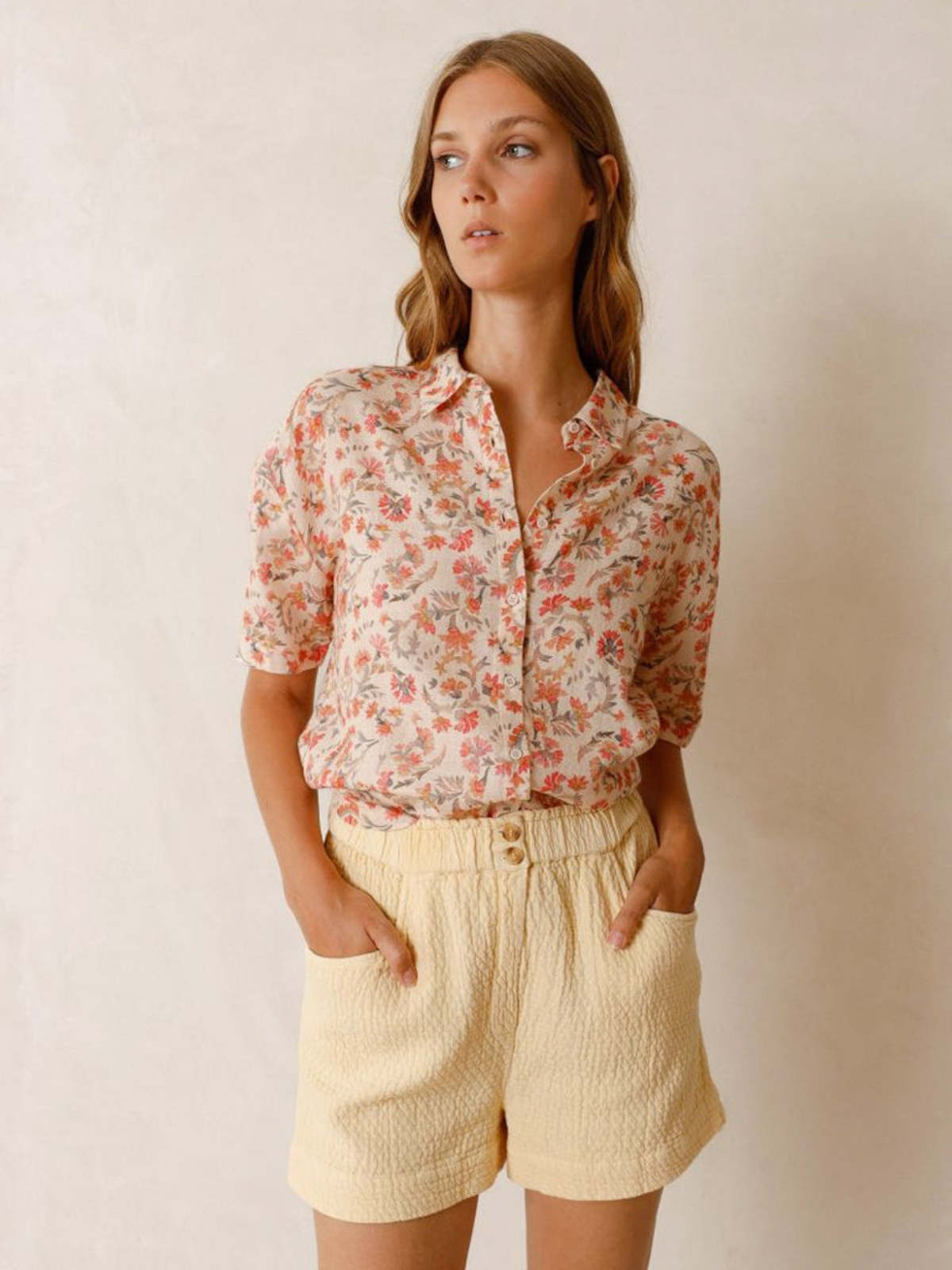 Indi & Cold Aran Shirt - Floral Print | Garmentory