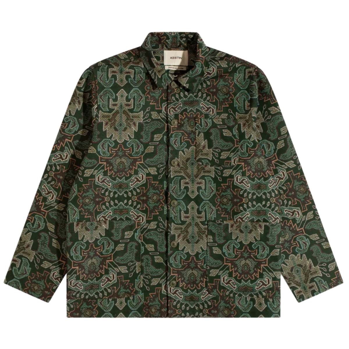 Kestin Ormiston Jacket - Dark Olive Jacquard | Garmentory