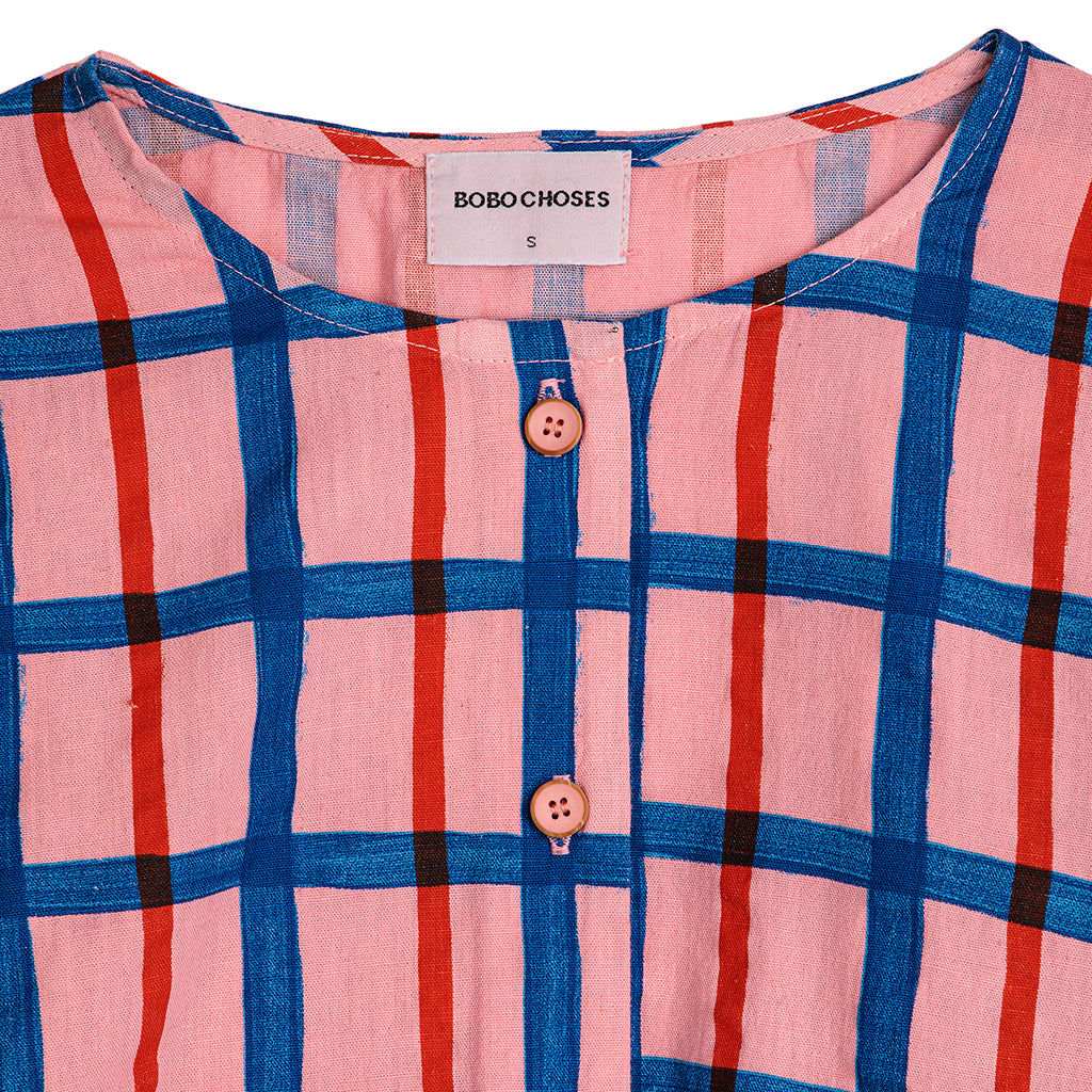 Bobo Choses Buttoned Shirt - Pink Checks | Garmentory