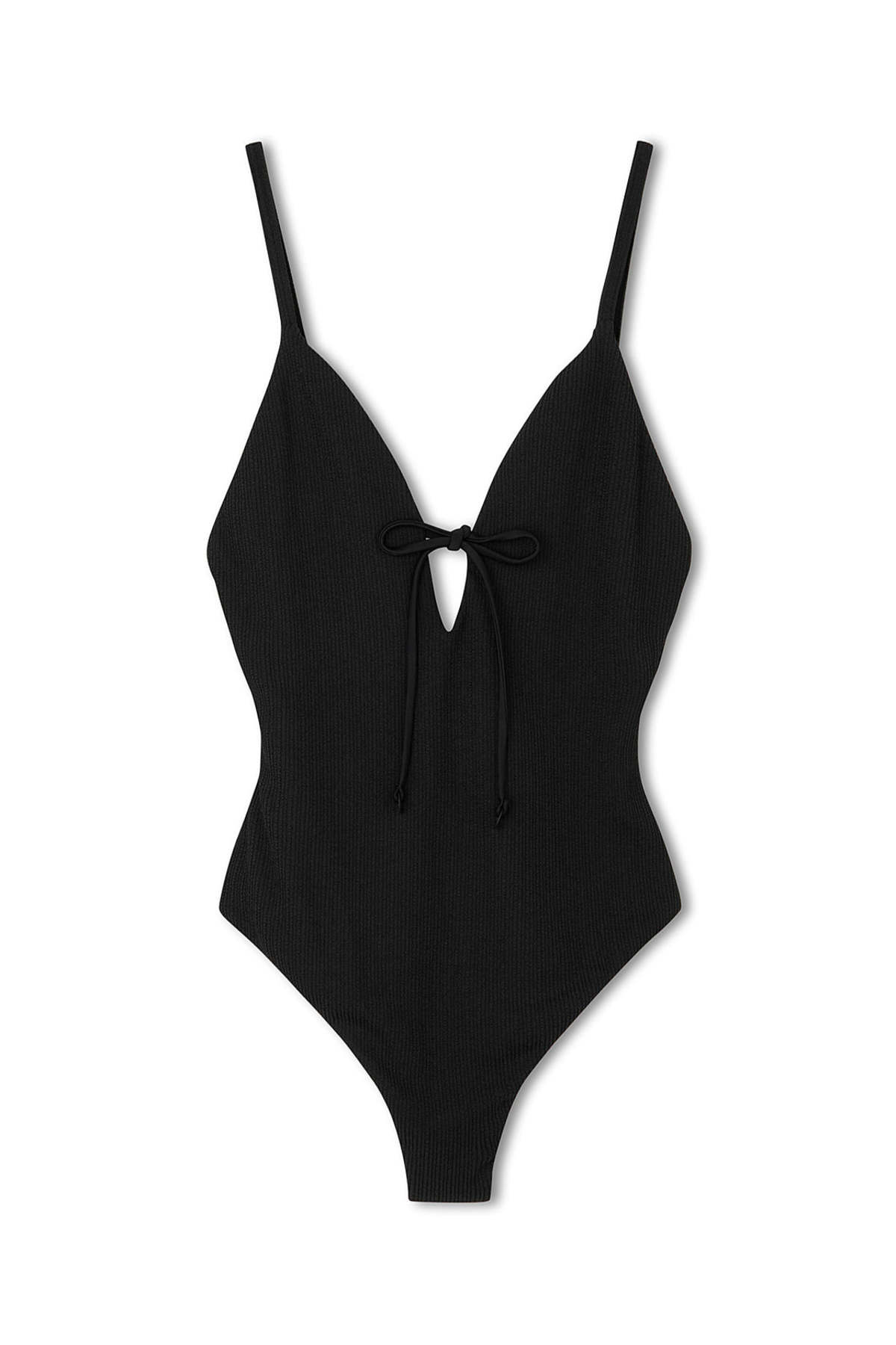 Zulu & Zephyr TEXTURED ONE PIECE - BLACK | Garmentory