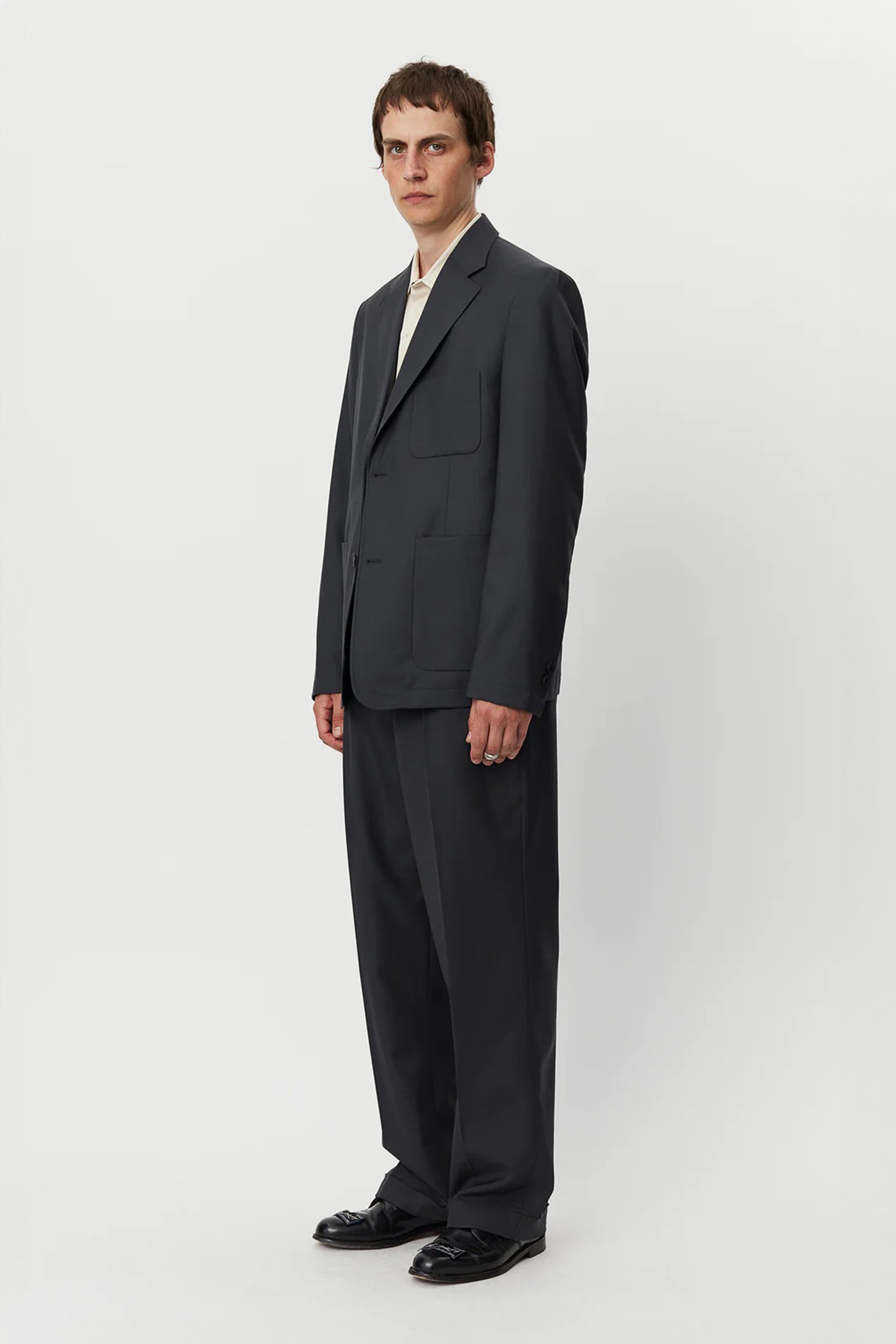 mfpen Patch Pocket Blazer - Slate | Garmentory