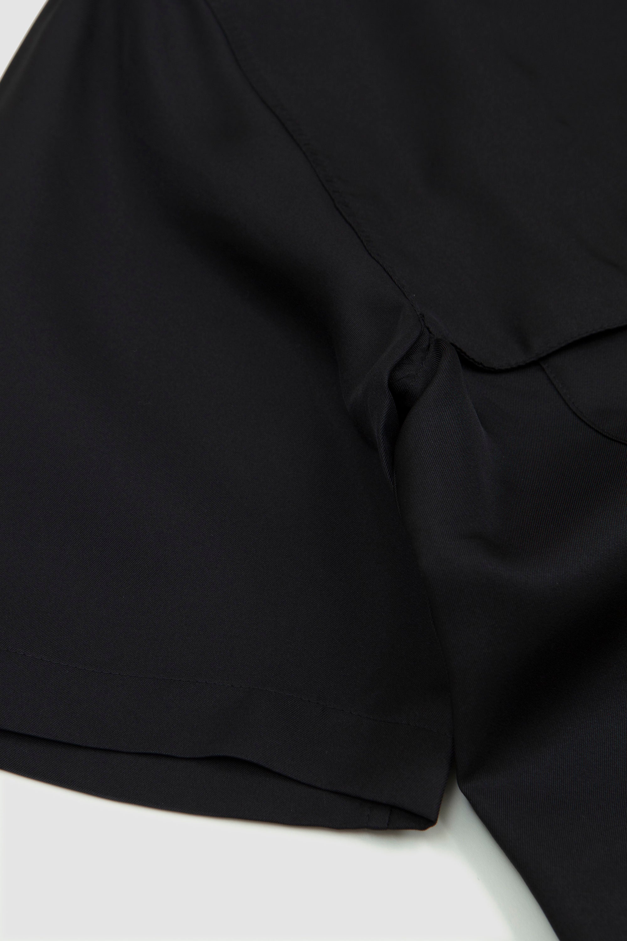 Sunflower SS Silk Shirt - Black | Garmentory