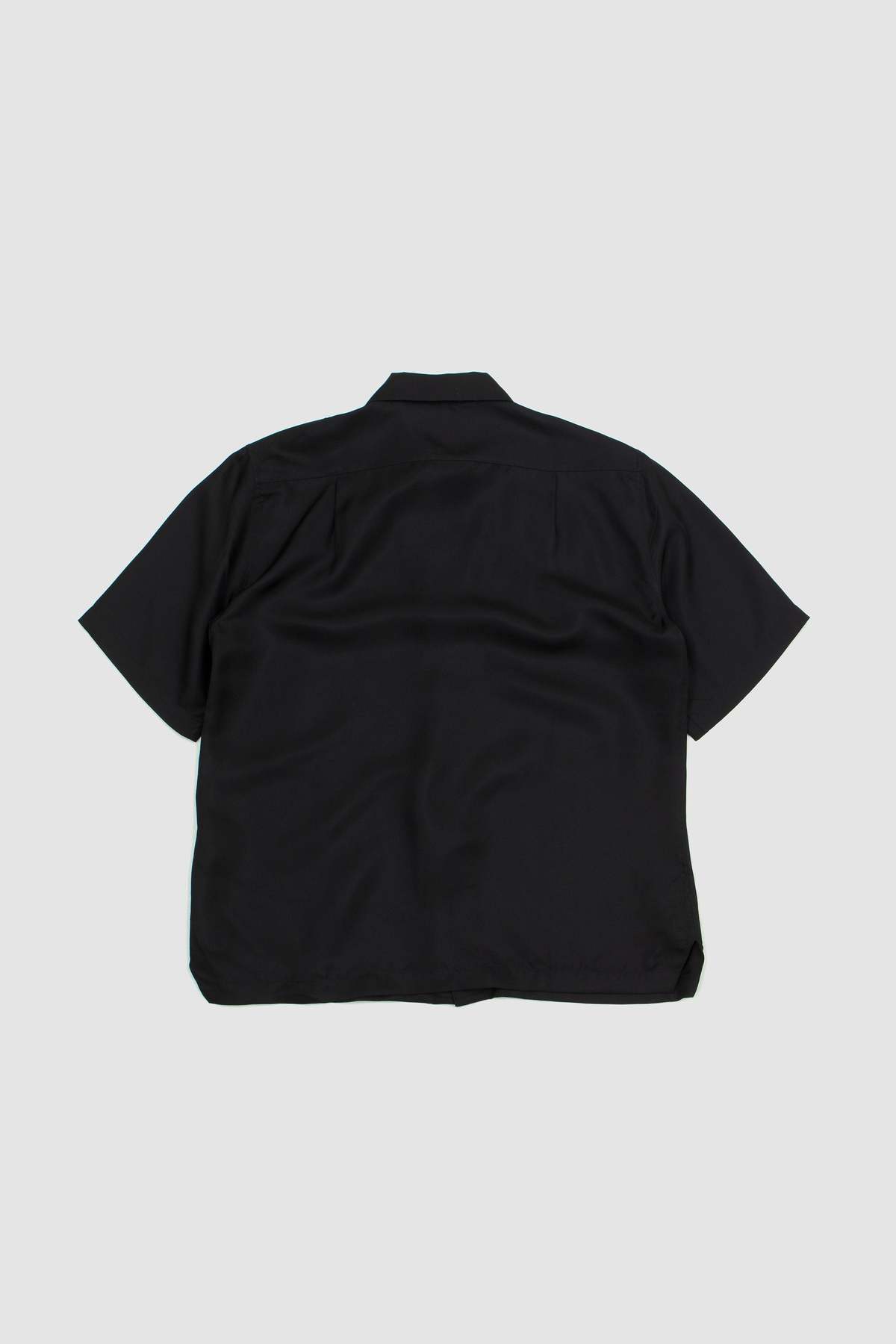 Sunflower SS Silk Shirt - Black | Garmentory