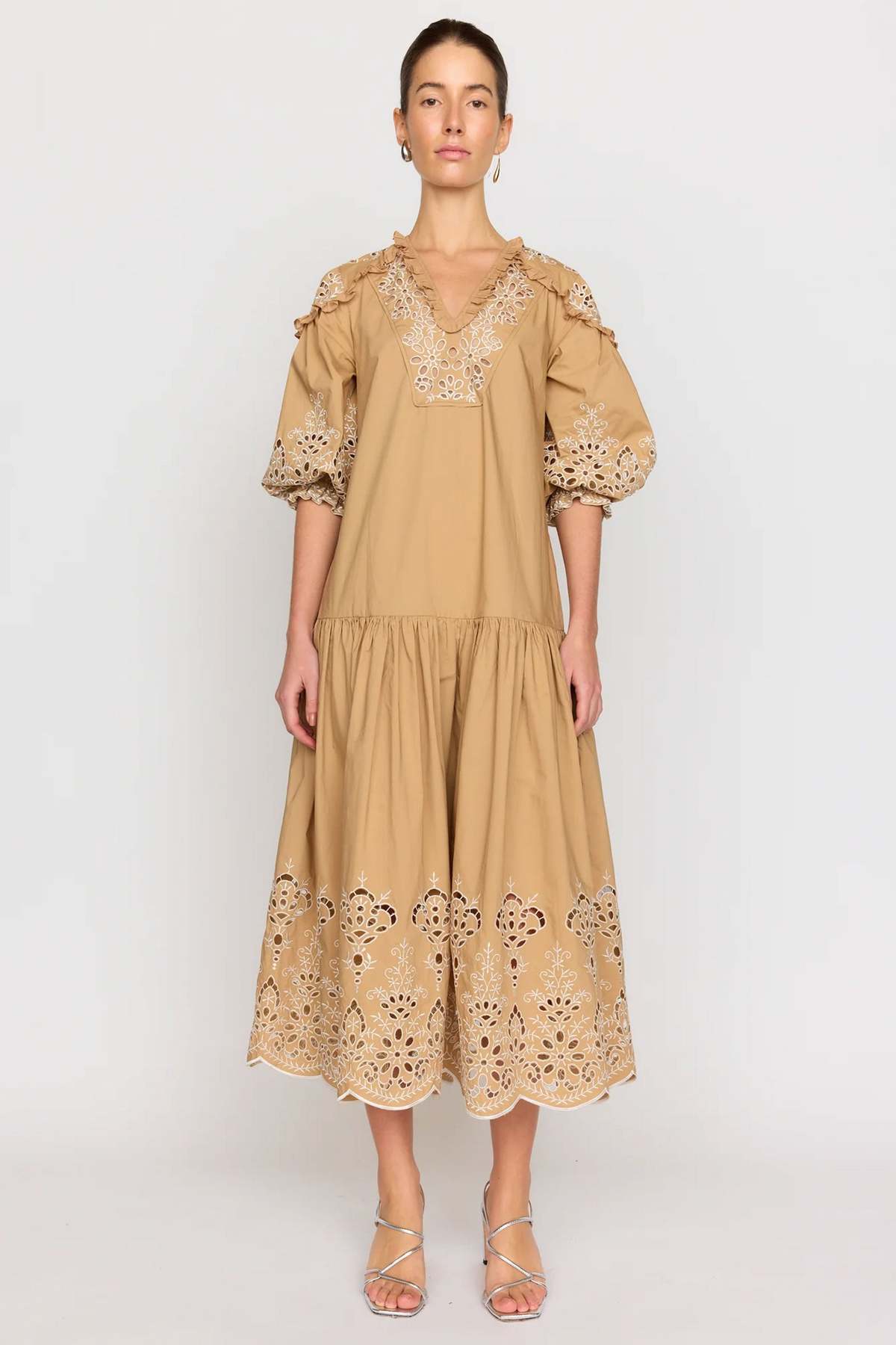 CHRISTY LYNN Hadley Dress - Khaki | Garmentory