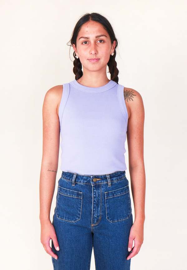 NEUW Jonesy Singlet - Digi Lavender | Garmentory