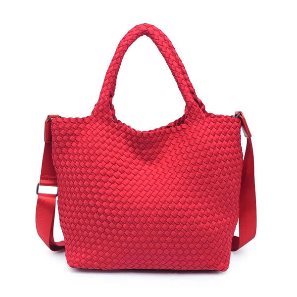 Sol and Selene Sky's The Limit Medium Tote - Red | Garmentory