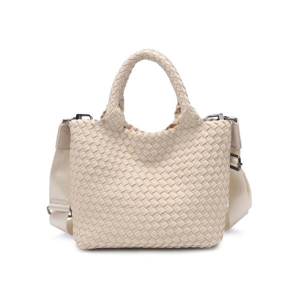Sol and Selene Sky's The Limit Small Tote - Cream | Garmentory