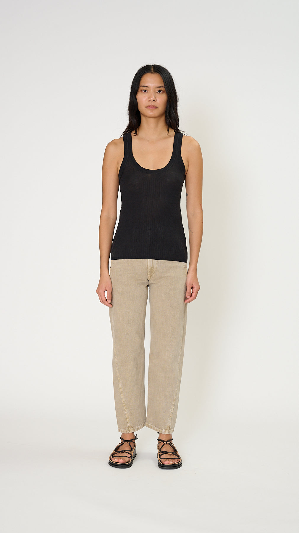 6397 Skinny Rib Cami - Black | Garmentory