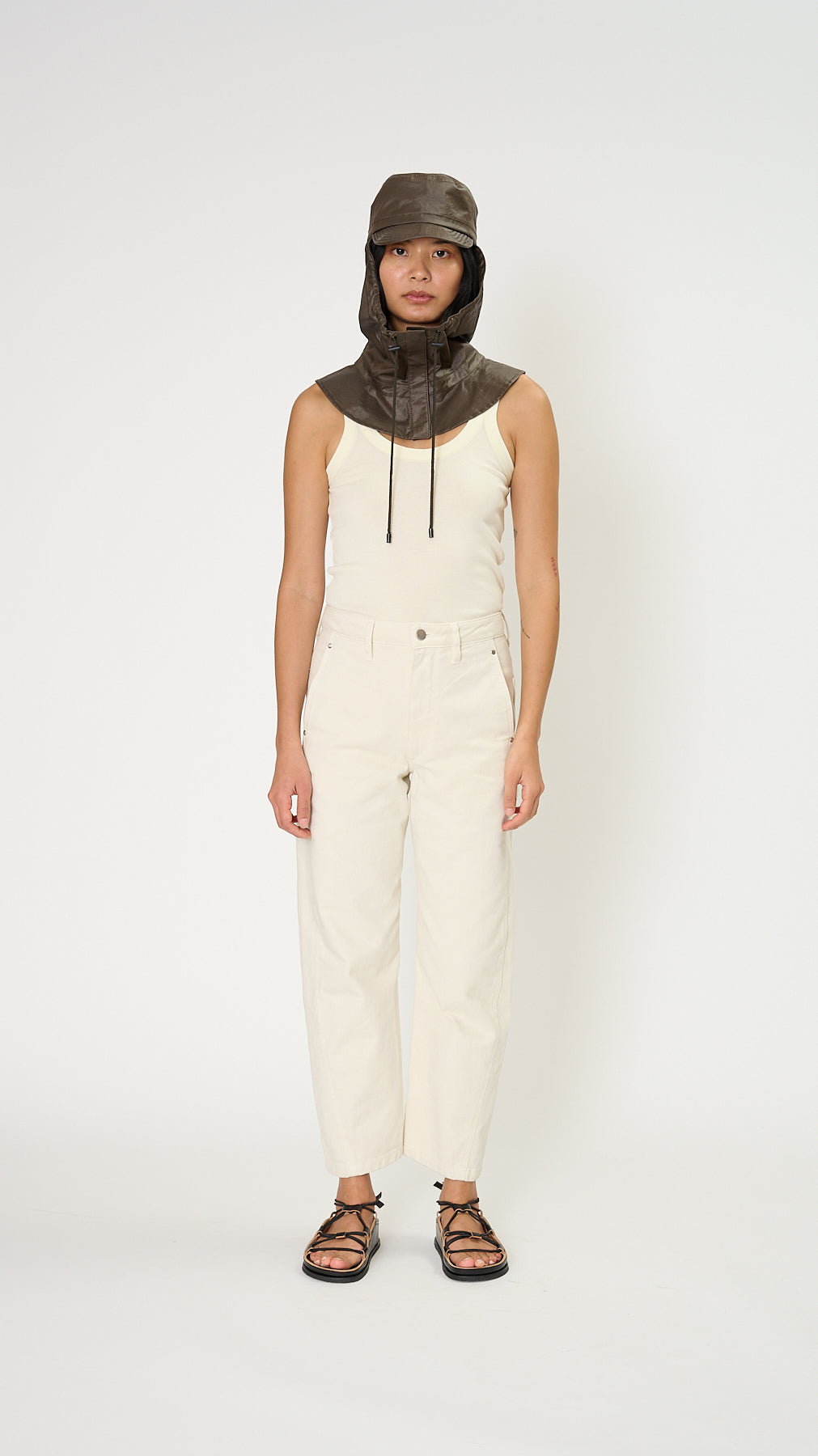 Lemaire Rain Hood - Dark Tobacco | Garmentory