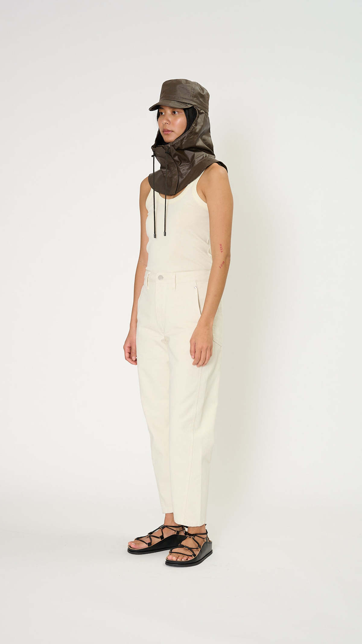 Lemaire Rain Hood - Dark Tobacco | Garmentory