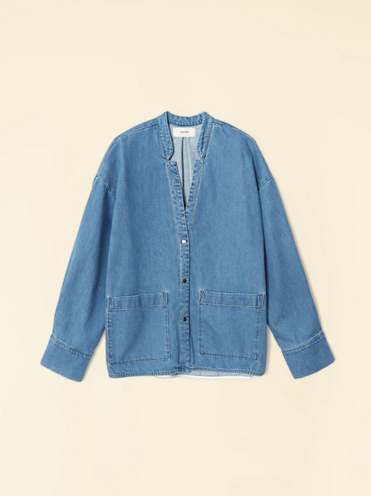 Xirena Reeves Denim Jacket - Mid Blue | Garmentory