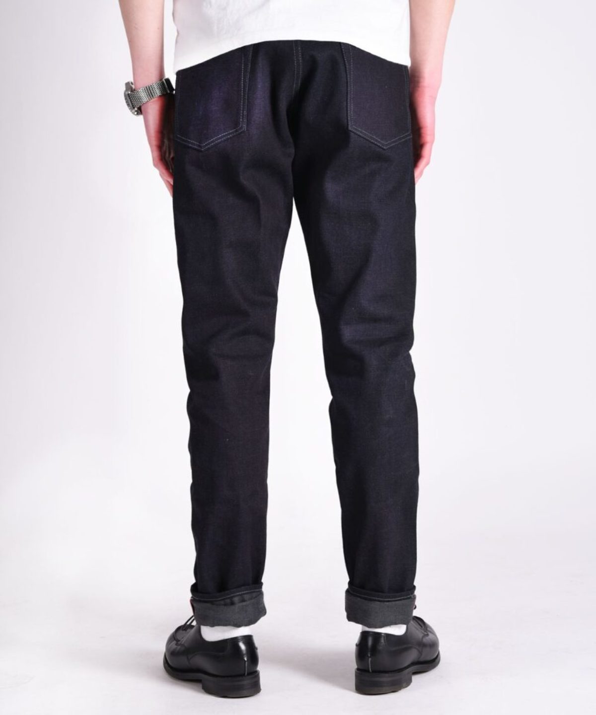 Momotaro Jeans Momo Tight Tapered Denim Jeans - Indigo Grey | Garmentory