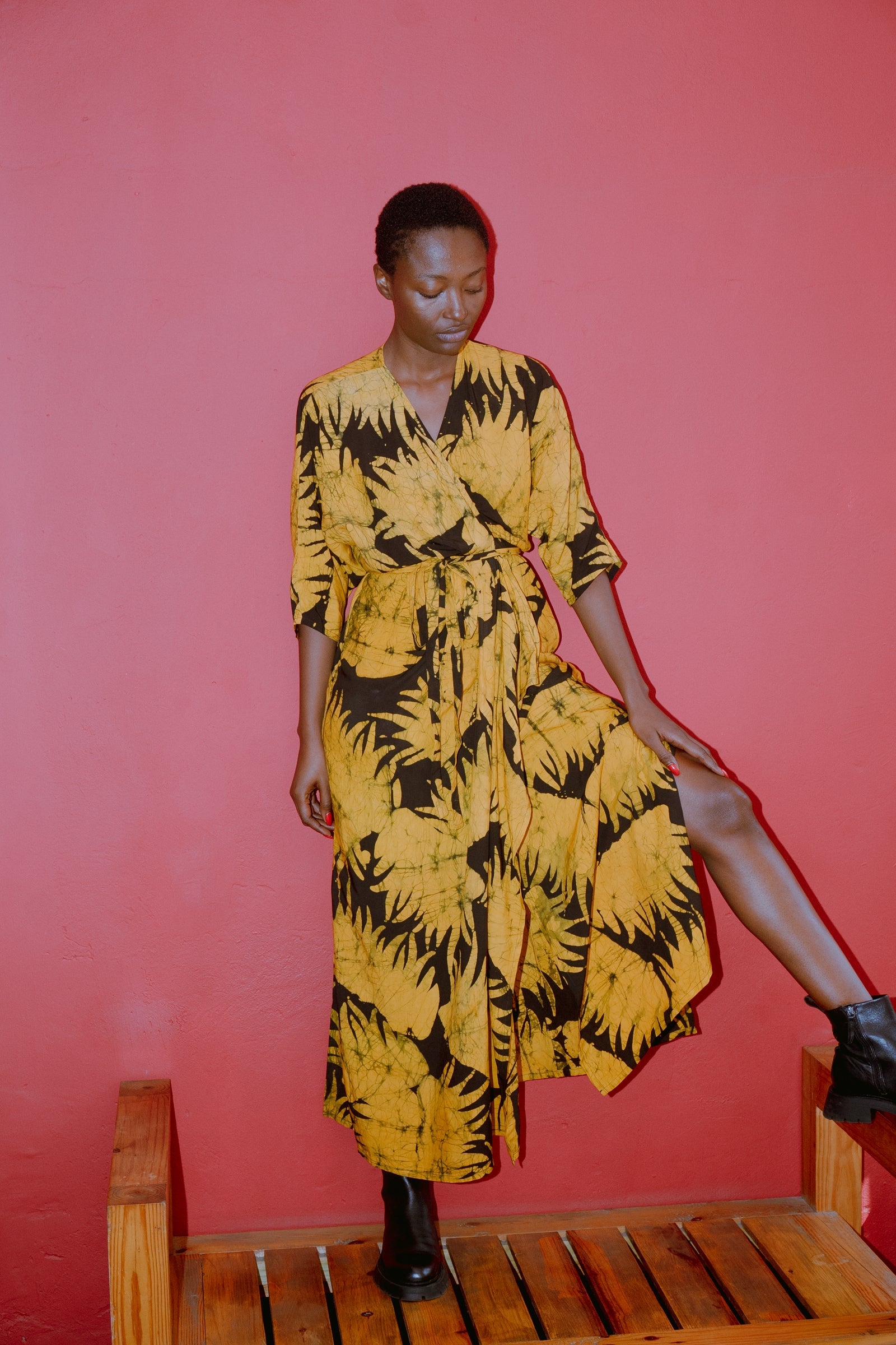 Osei-Duro Letsa Wrap Dress - Aden | Garmentory