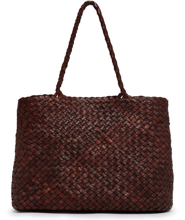 Dragon Diffusion VINTAGE MESH TOTE - DARK BROWN | Garmentory