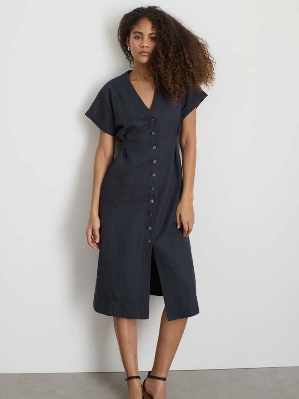 Alex Mill Collette Dress - Washed Black | Garmentory