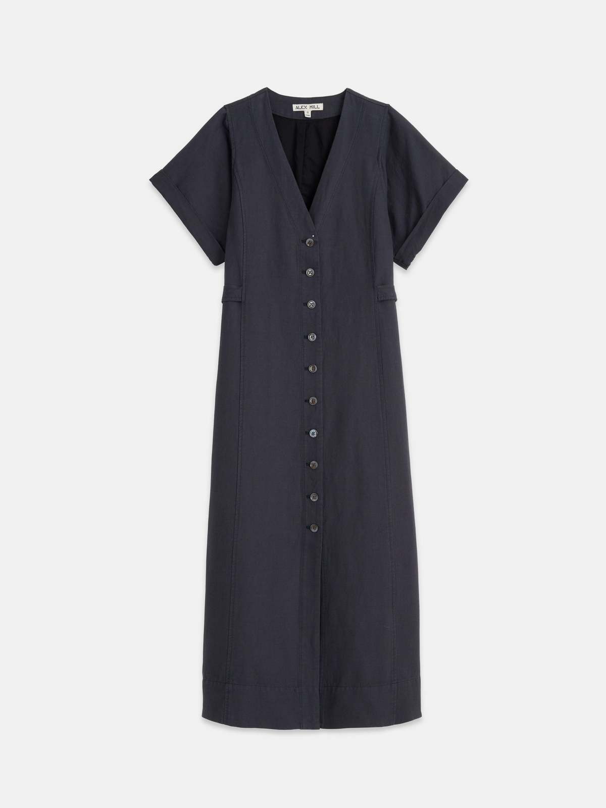 Alex Mill Collette Dress - Washed Black | Garmentory