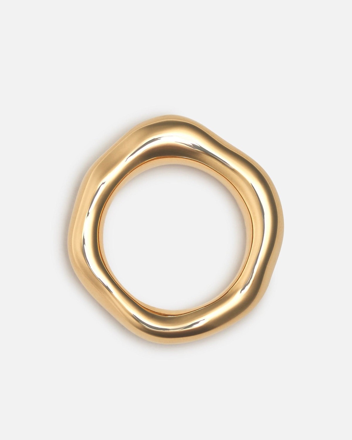 Jil Sander New Lightness Brass Ring - Gold | Garmentory