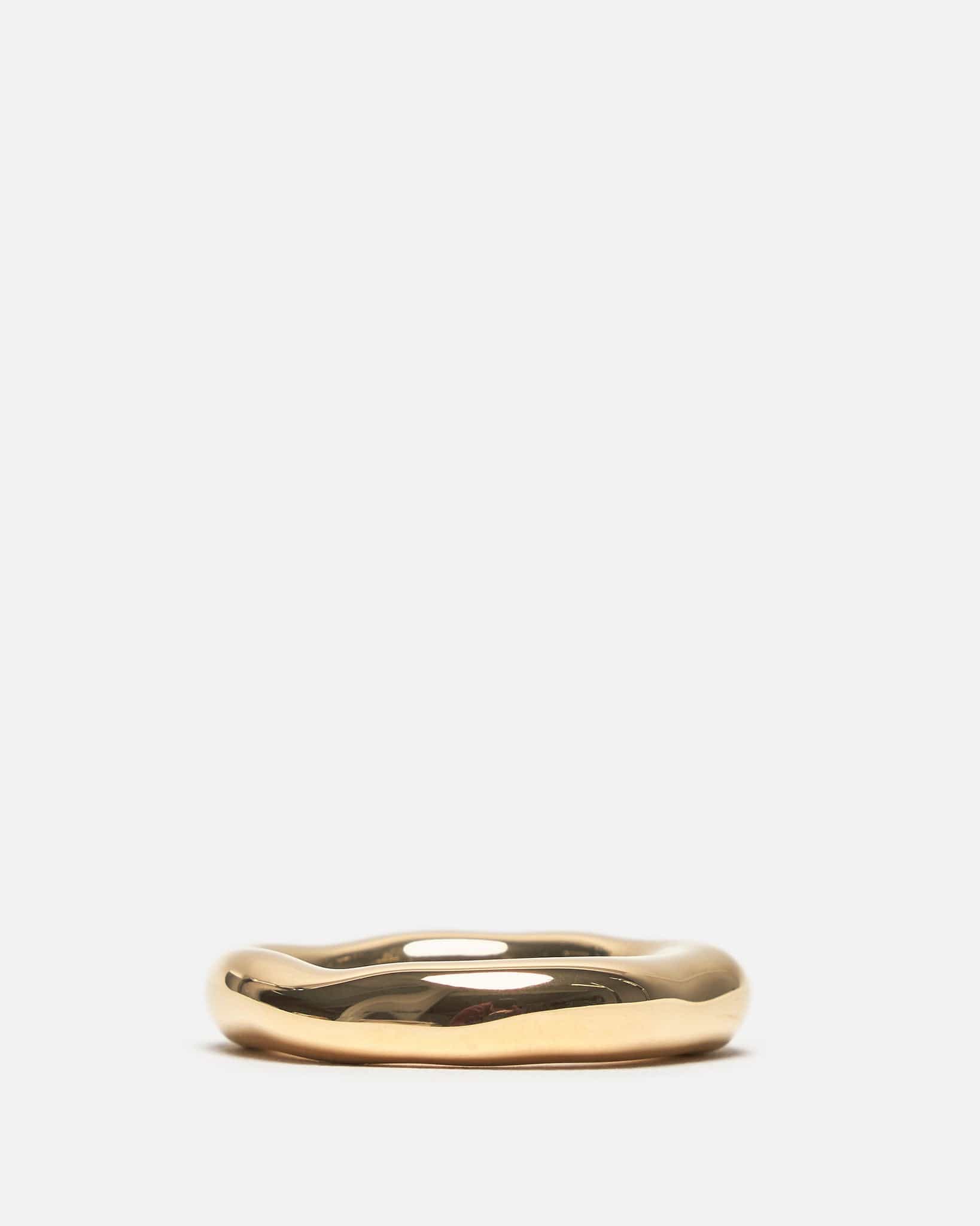 Jil Sander New Lightness Brass Ring - Gold | Garmentory