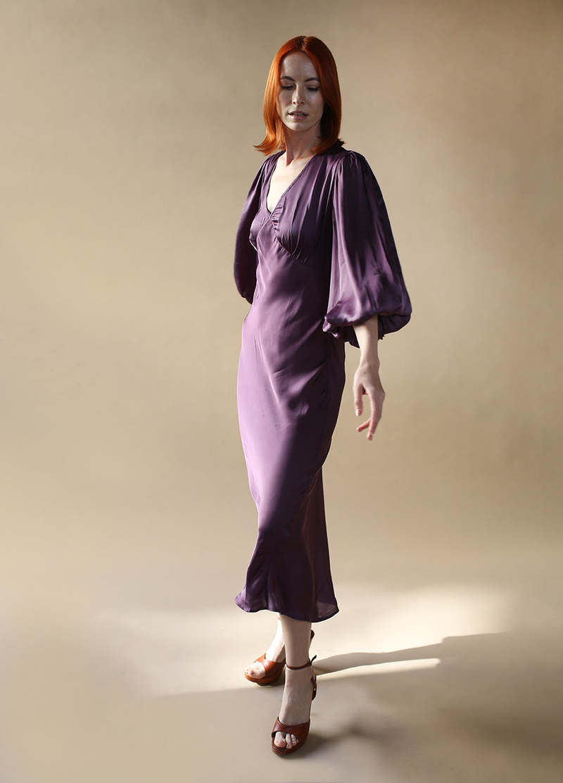 RUJUTA SHETH Athena Dress - Purple | Garmentory