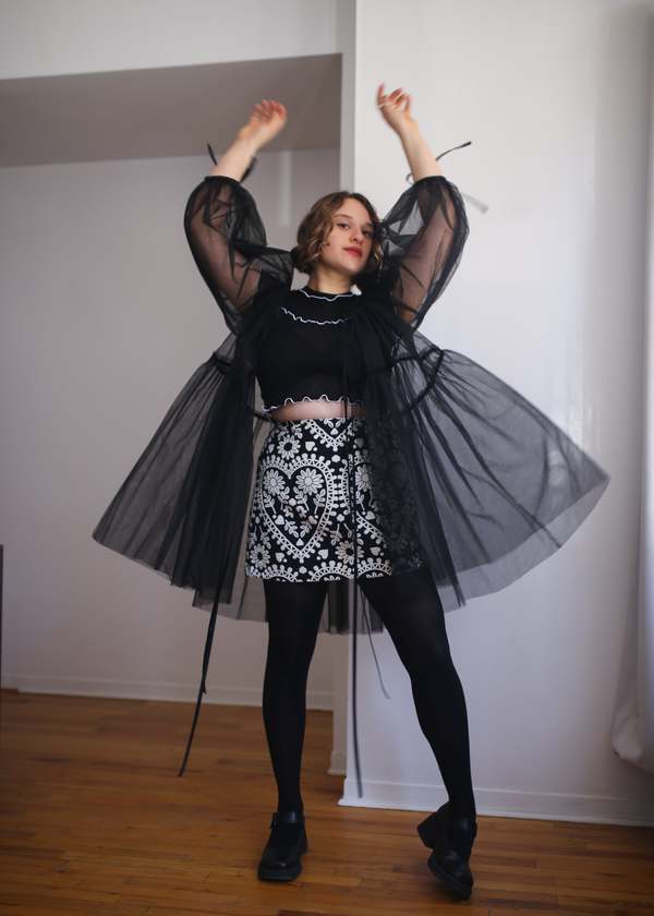 Eliza Faulkner Ariel Dress - Black Tulle | Garmentory