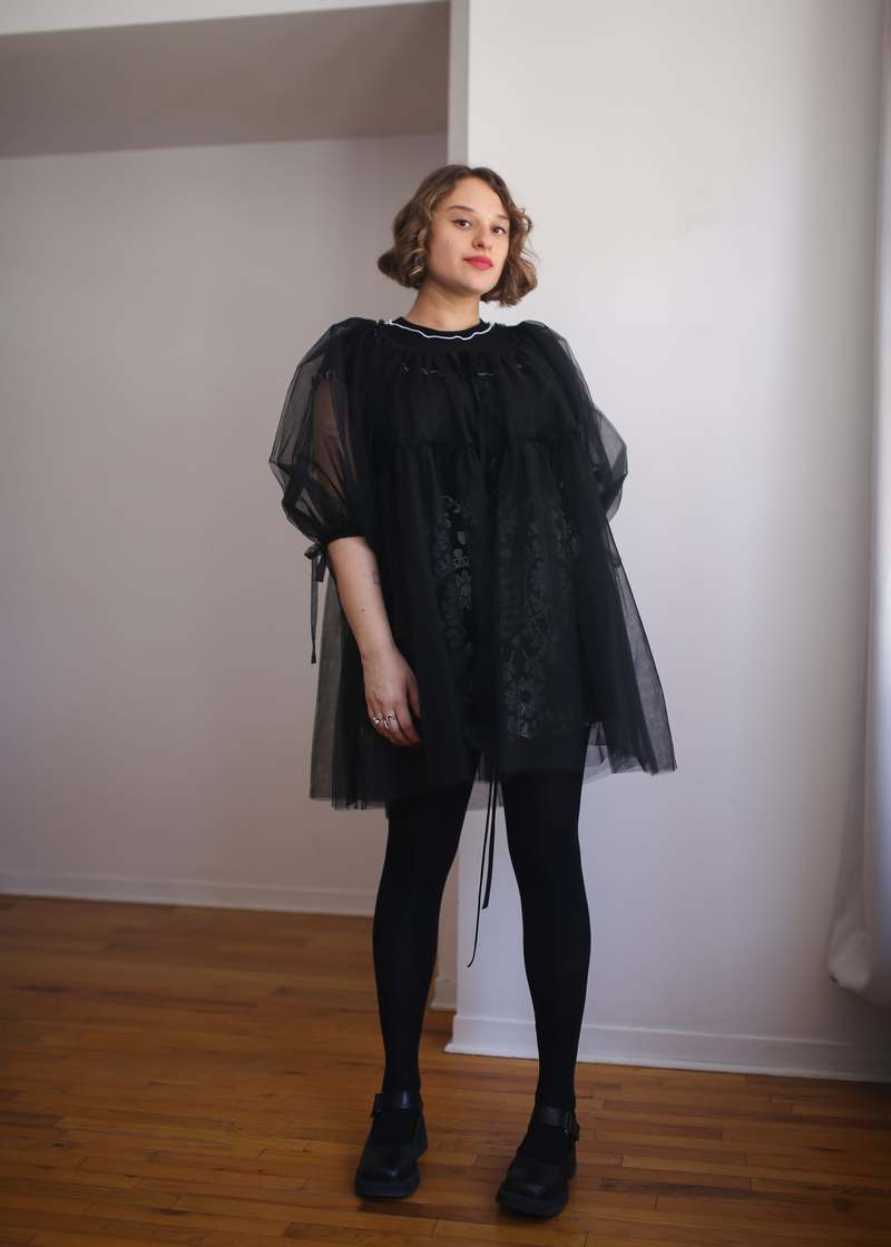 Eliza Faulkner Ariel Dress - Black Tulle | Garmentory