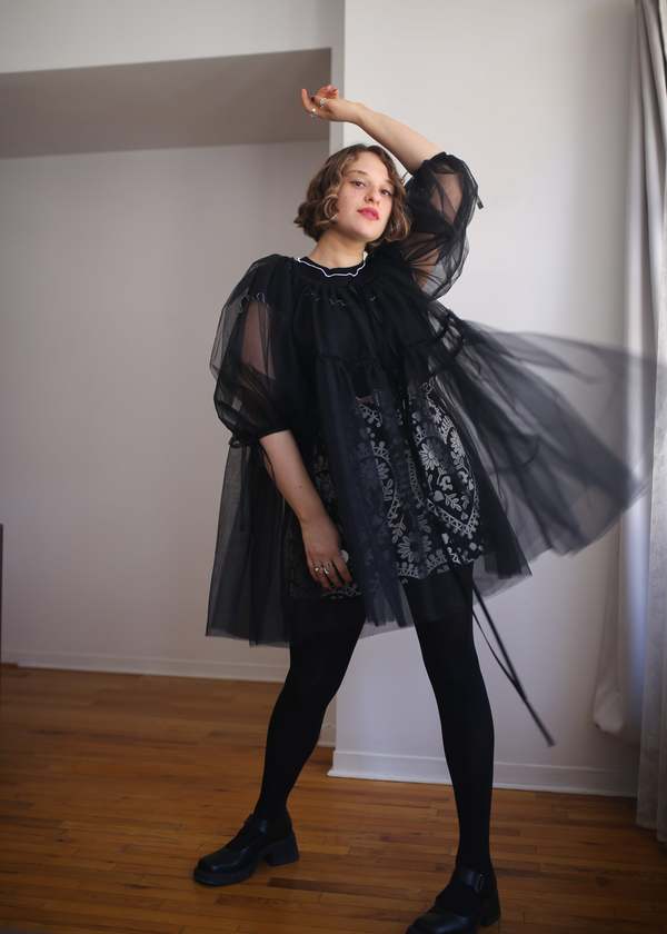 Eliza Faulkner Ariel Dress - Black Tulle | Garmentory