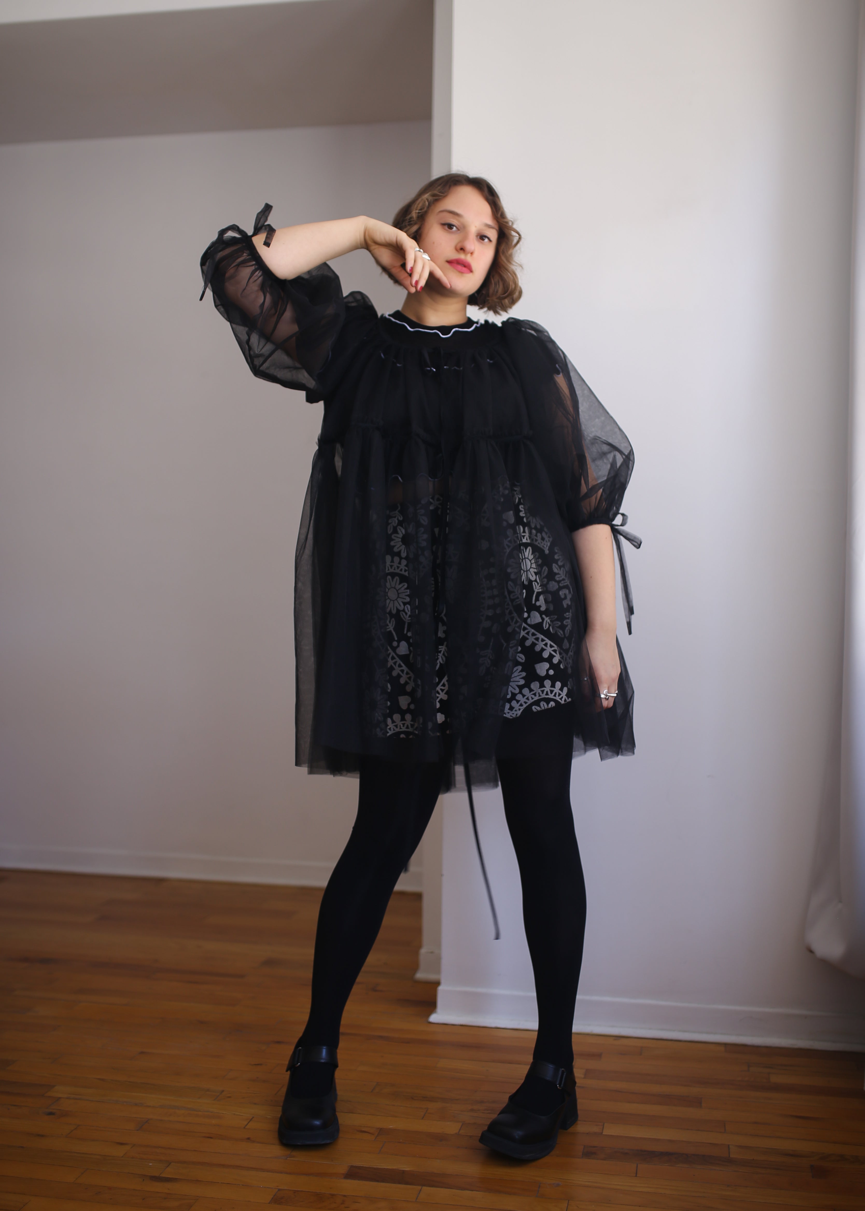 Eliza Faulkner Ariel Dress - Black Tulle | Garmentory
